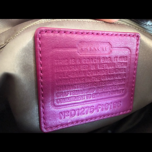 Coach | Bags | Coach Pink Leather Handbag | Poshmark
